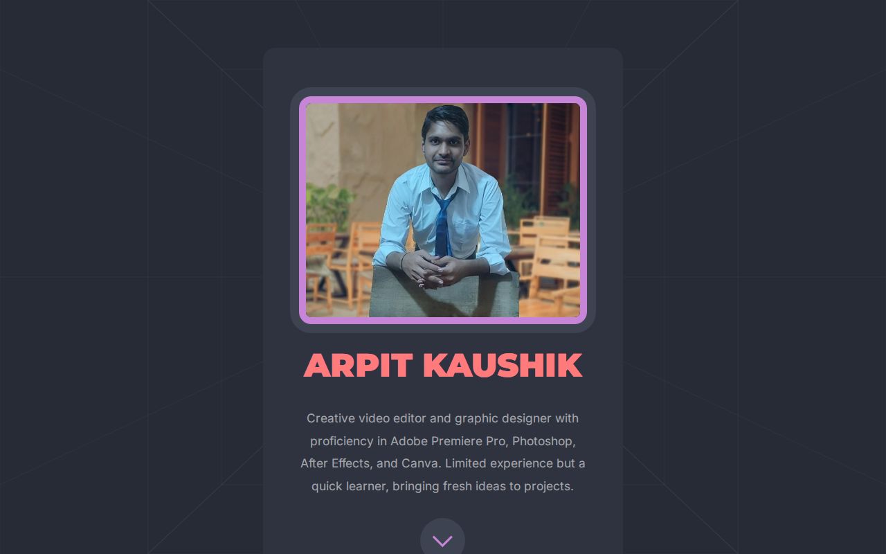 Arpit Kaushik's Portfolio